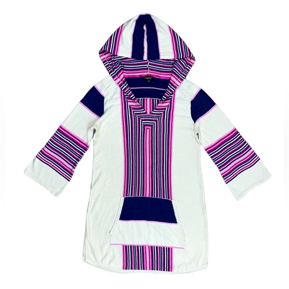 Matix | Swim | Matix Hooded Beach Coverup Large Hooded Sweater Coverup ...